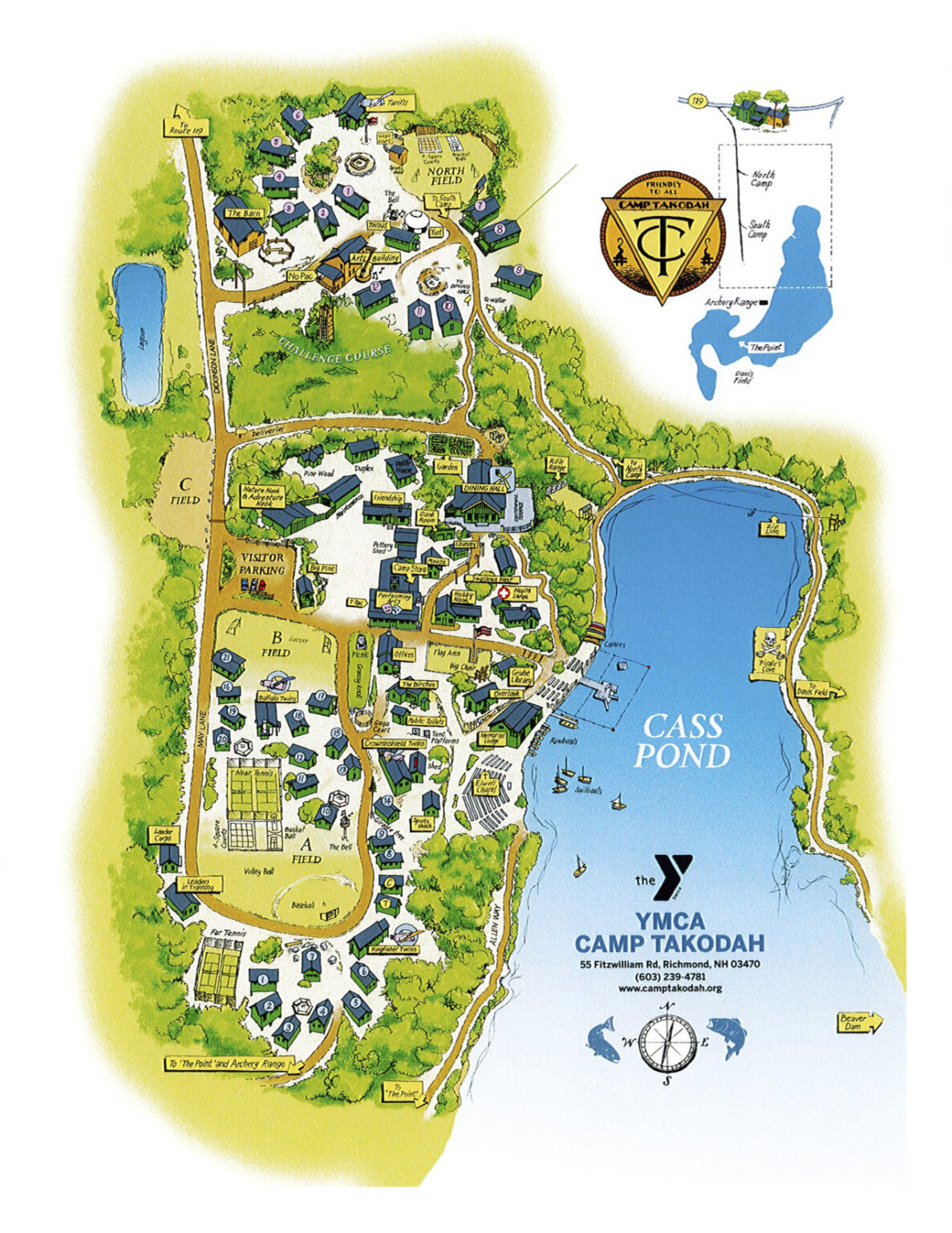 Campus Map - Takodah YMCA